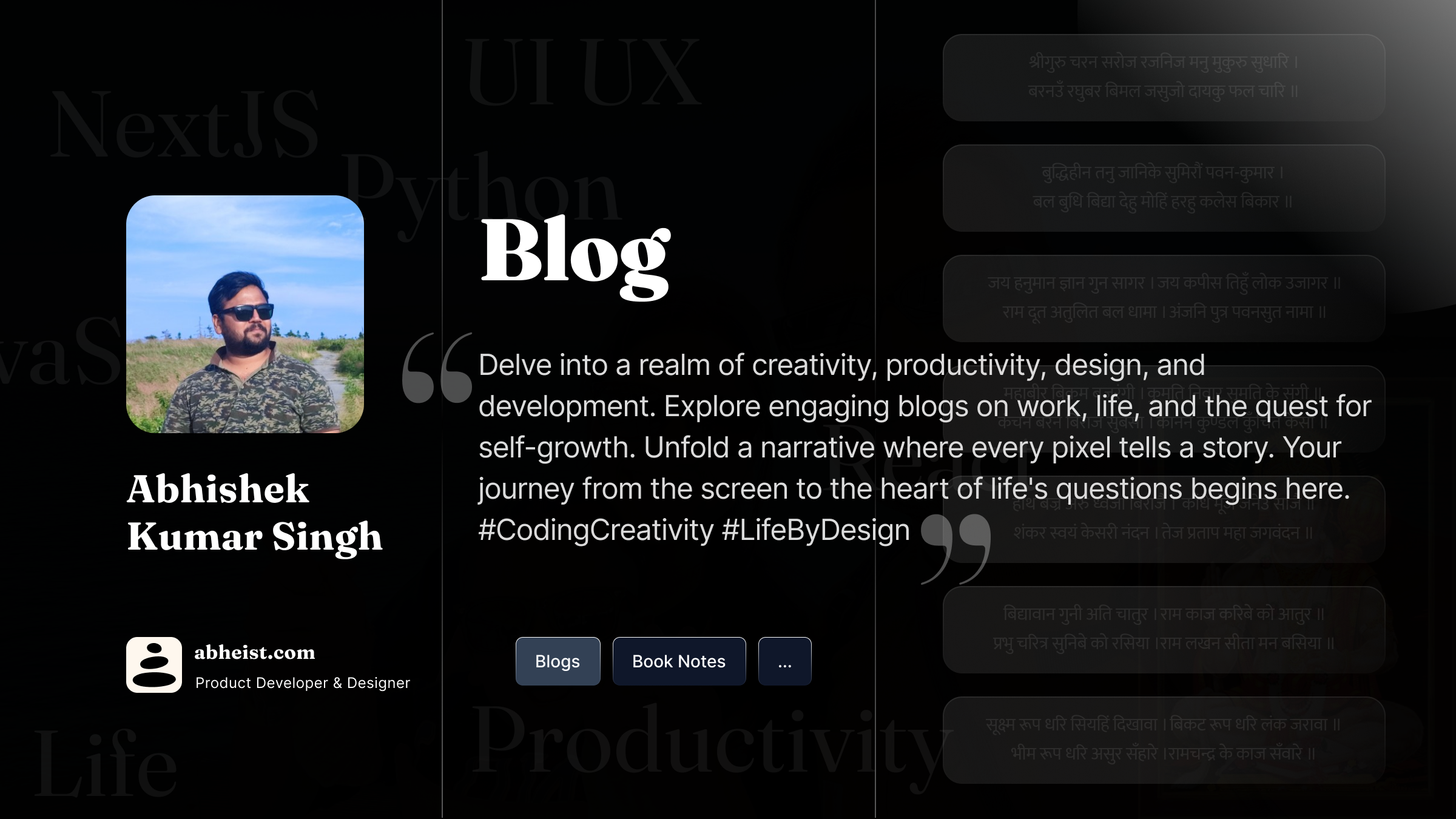 Blogs | Abhishek Kumar Singh | Abheist