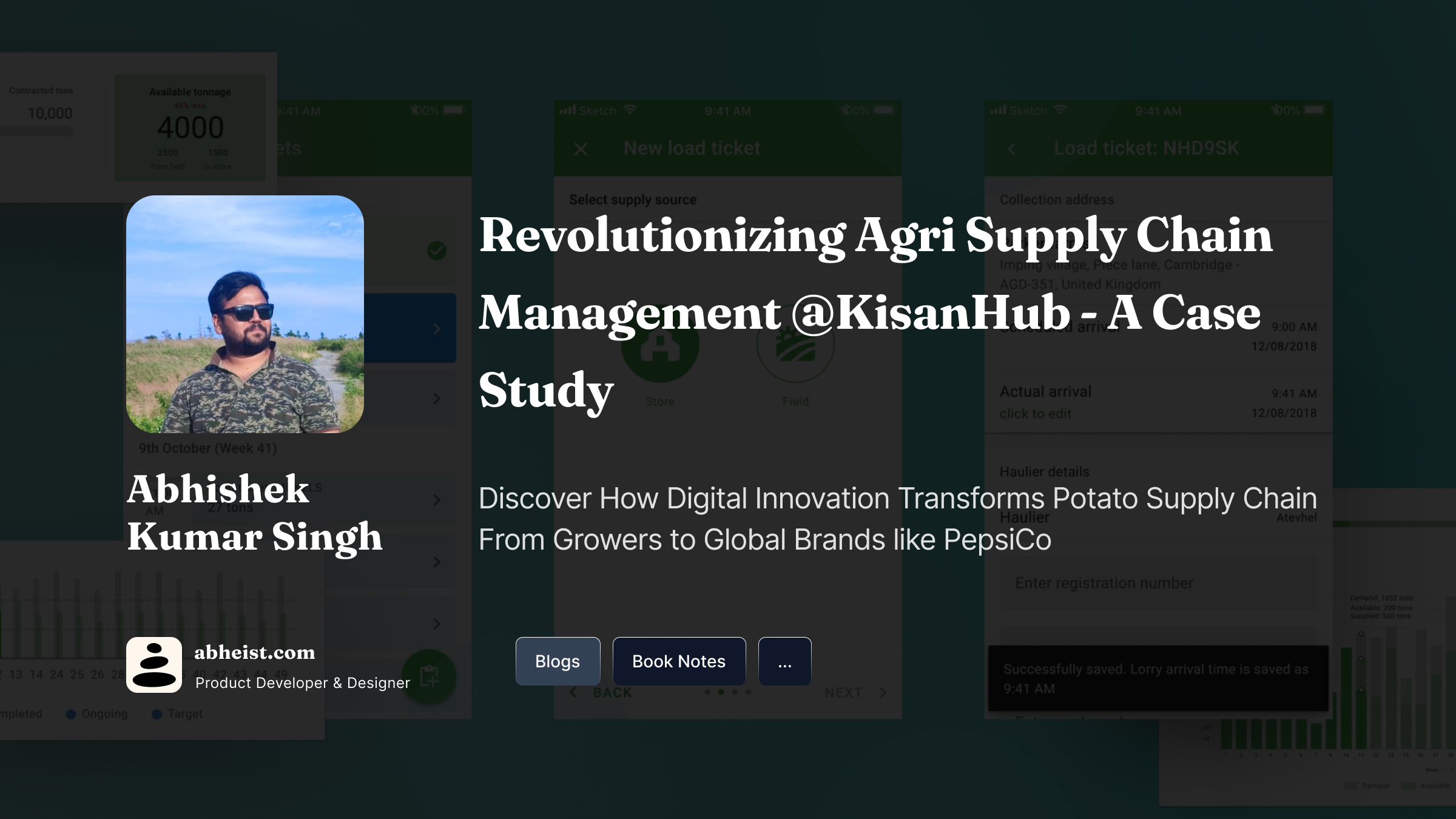 Revolutionizing Agri Supply Chain Management @KisanHub - A Case Study | Abhishek Kumar Singh ...