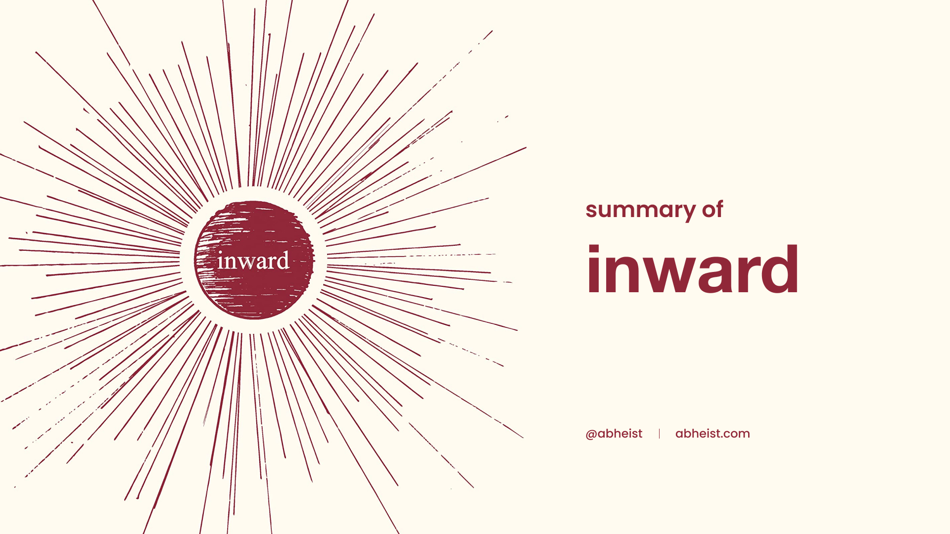 Inward | Abhishek Kumar Singh | Abheist